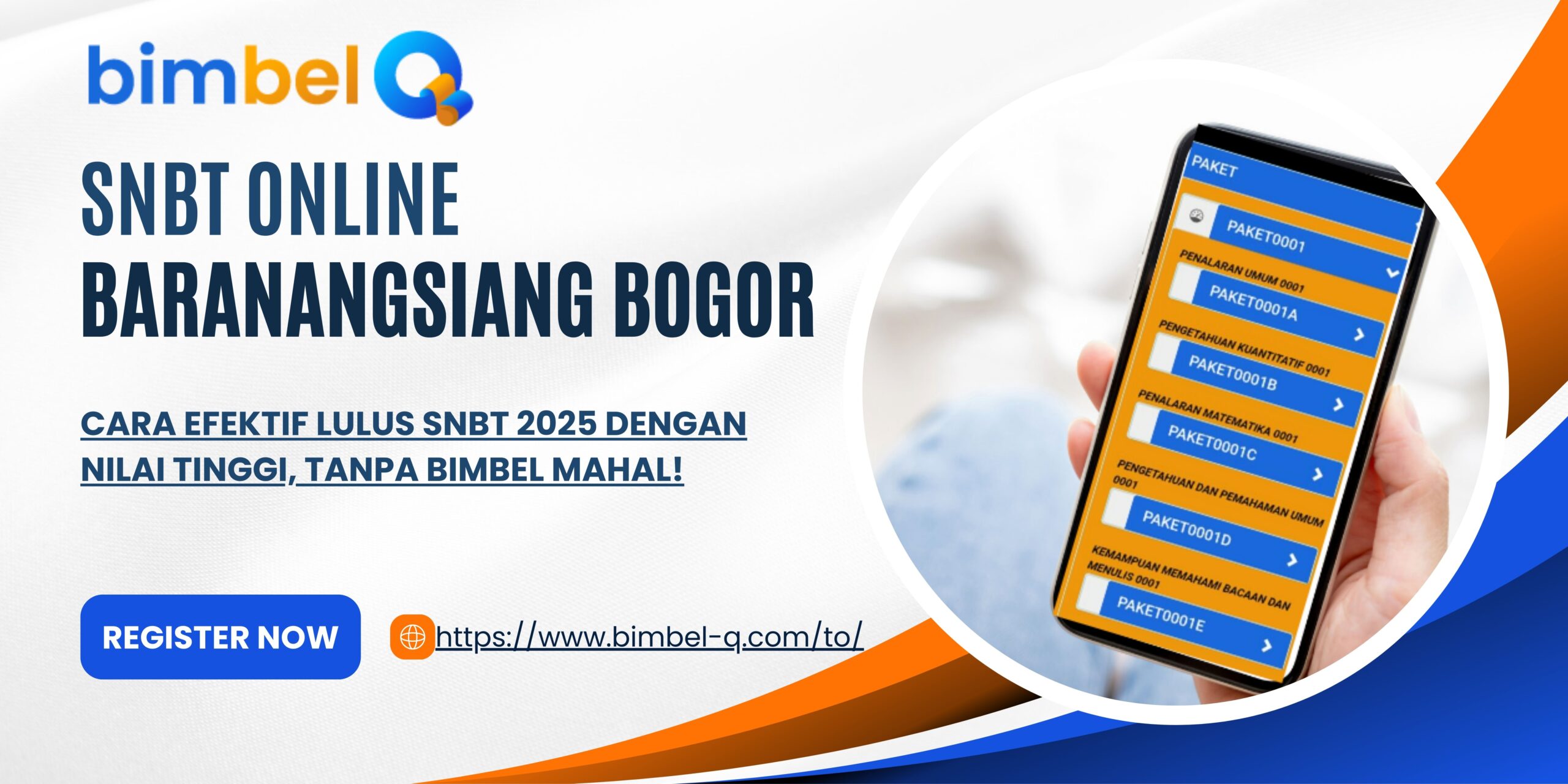 SNBT Online Baranangsiang Bogor | Sukses SNBT tanpa mahal